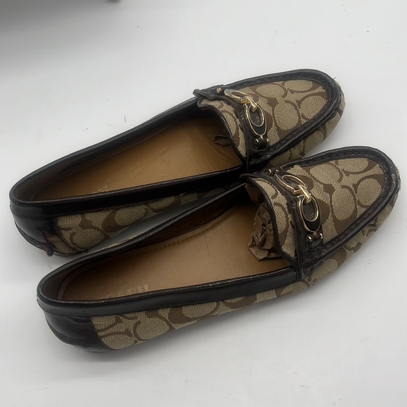 Coach | Shoes | Coach Fortunata Brown Driving Loafers 9b | Poshmark